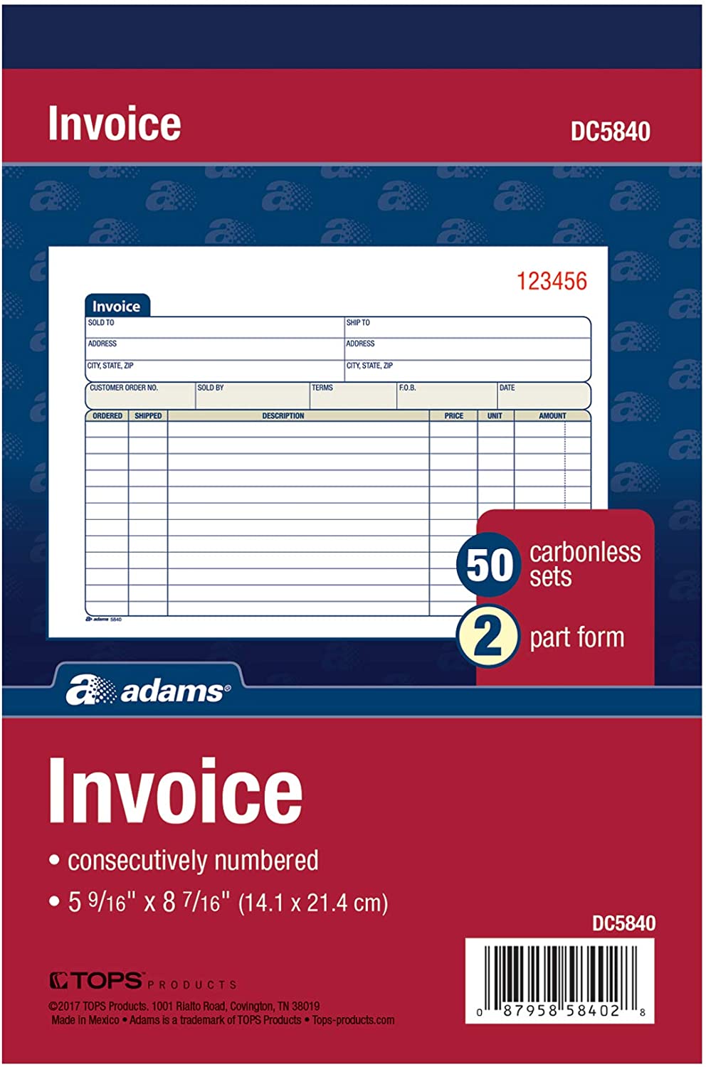 3-Ply NCR Paper Invoice Form Carbonless Paper Bill | Book Printing Services
