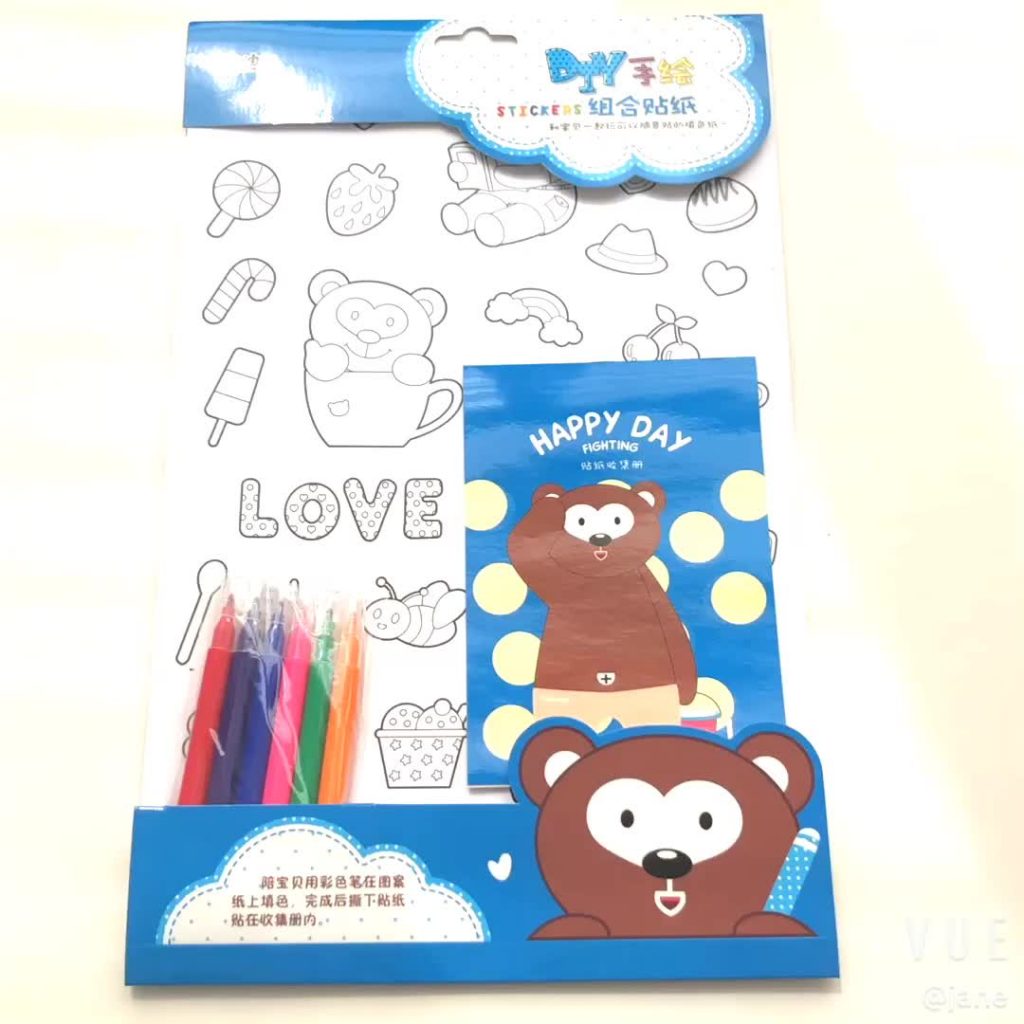 DIY Coloring Sticker Book Printing | book printing services